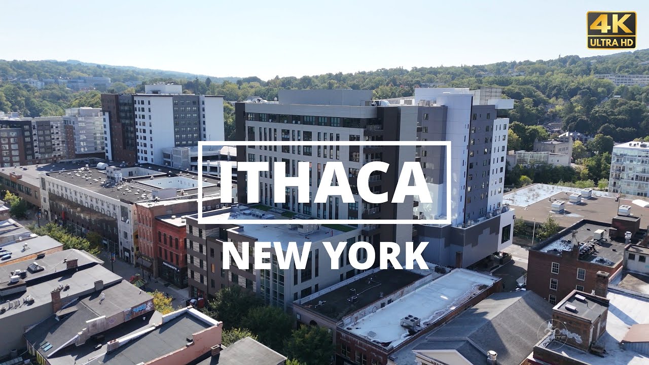 Ithaca New York 4k Drone Tour Youtube