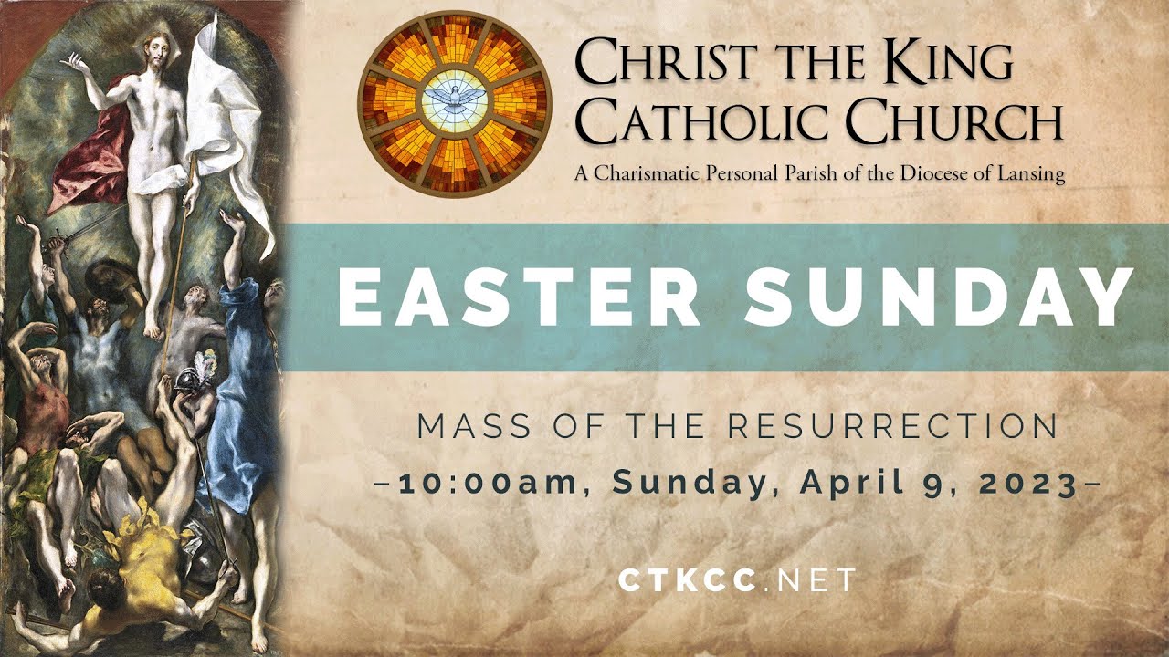 Easter Sunday Mass April 9 2023 10 Am Youtube