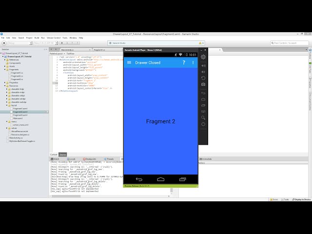 Xamarin Android Tutorial 56 Adding Multiple Fragments To A Framelayout