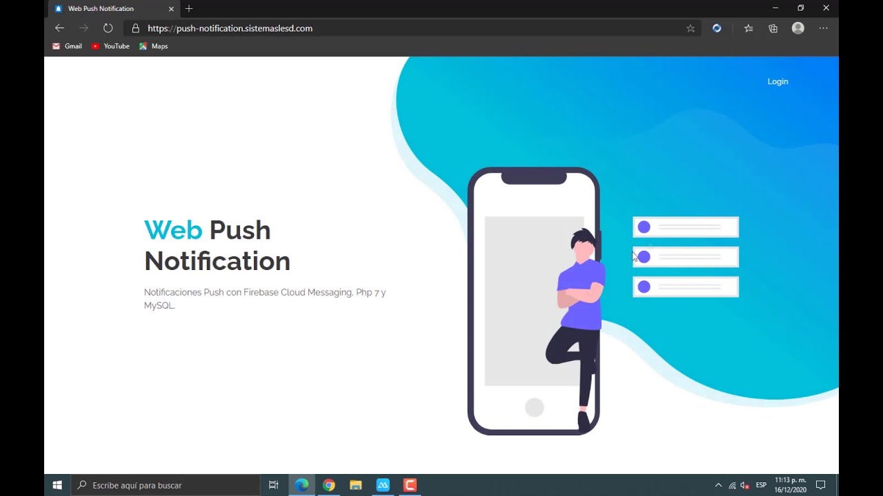 Notificaciones Web Push Web Push Notification Usando Service Workers
