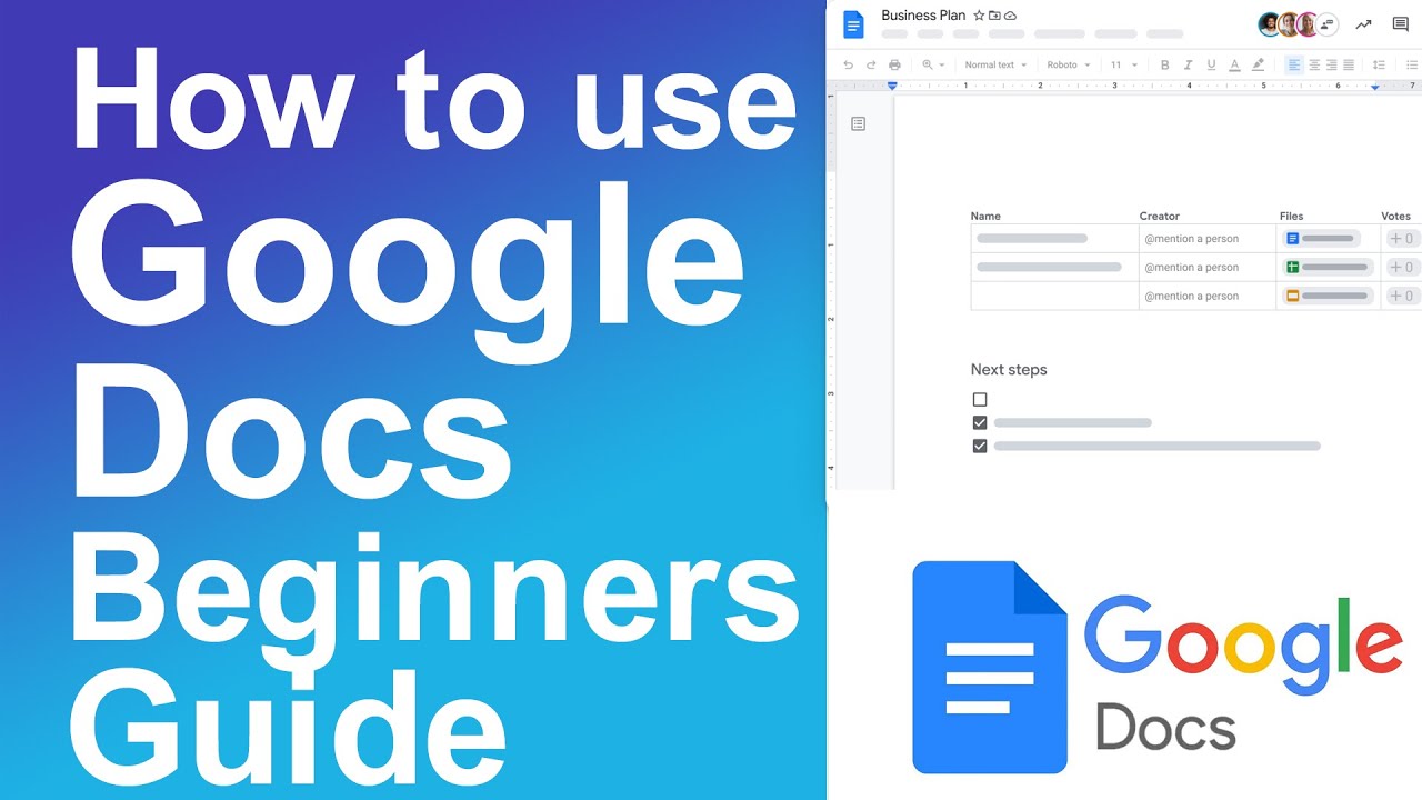 How To Use Google Docs Beginners Guide Youtube