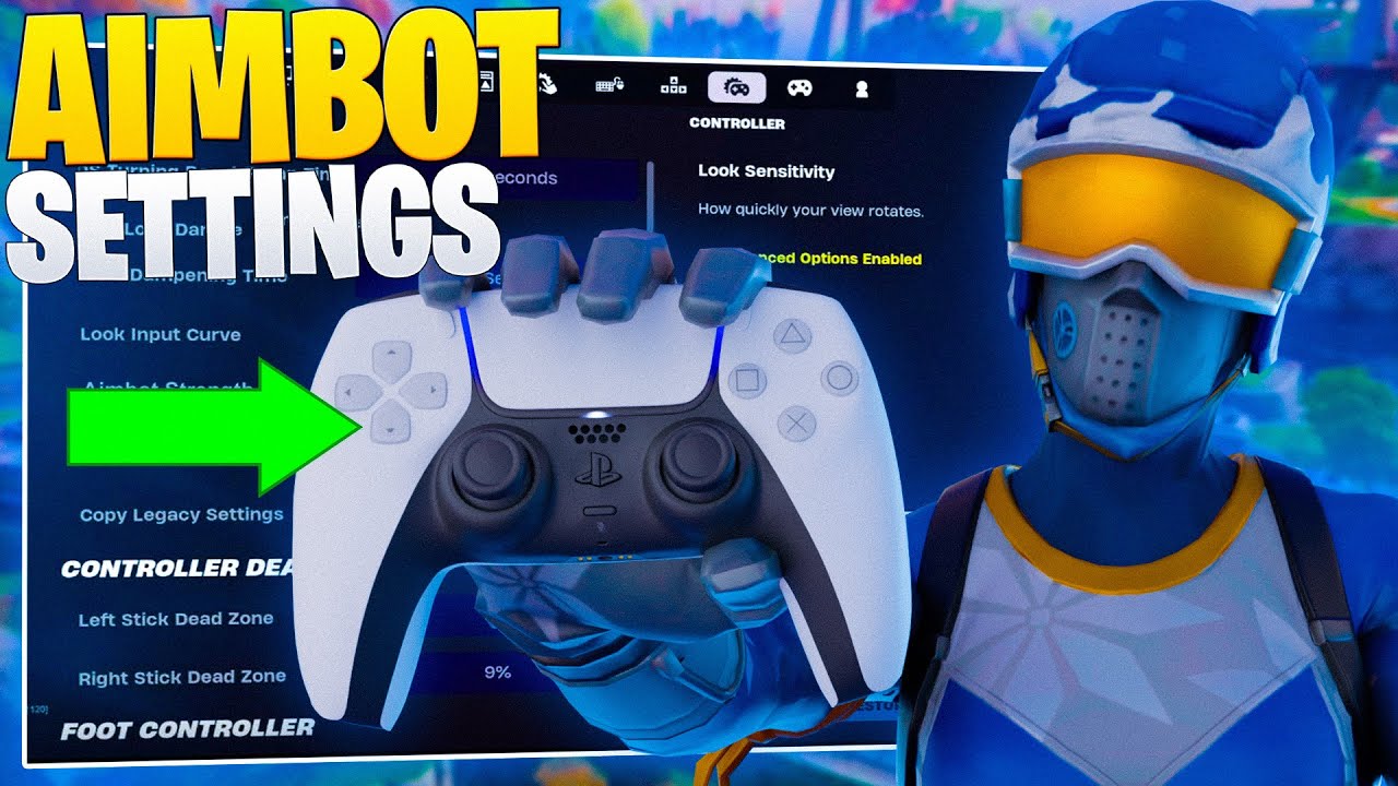 New Aimbot Controller Settings For Fortnite Chapter 6 Season 3 рџћ Ps4
