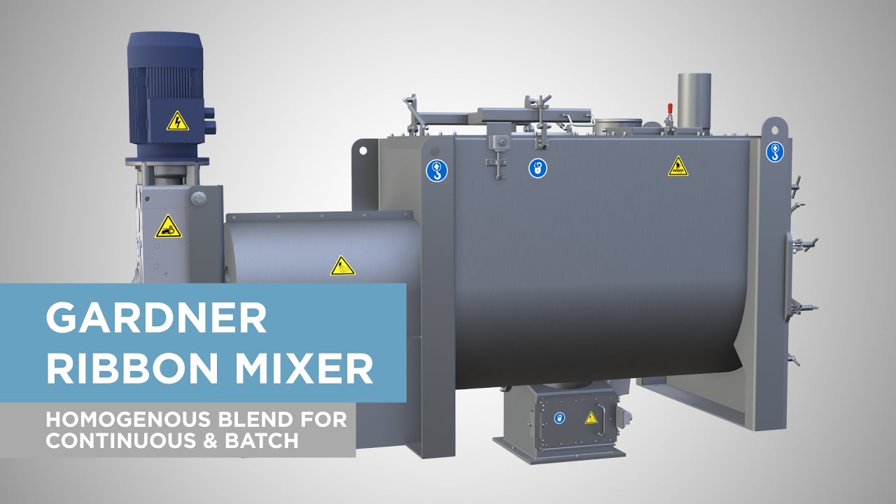 Kemutec Gardner Ribbon Mixer Animation Youtube