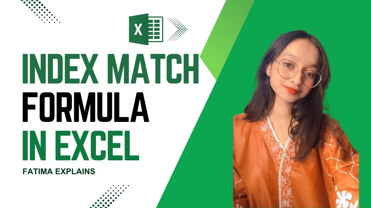 How To Use Index Match In Excel Fatima Explains Youtube