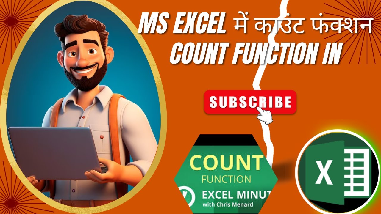 Count Function In Ms Excel Youtube