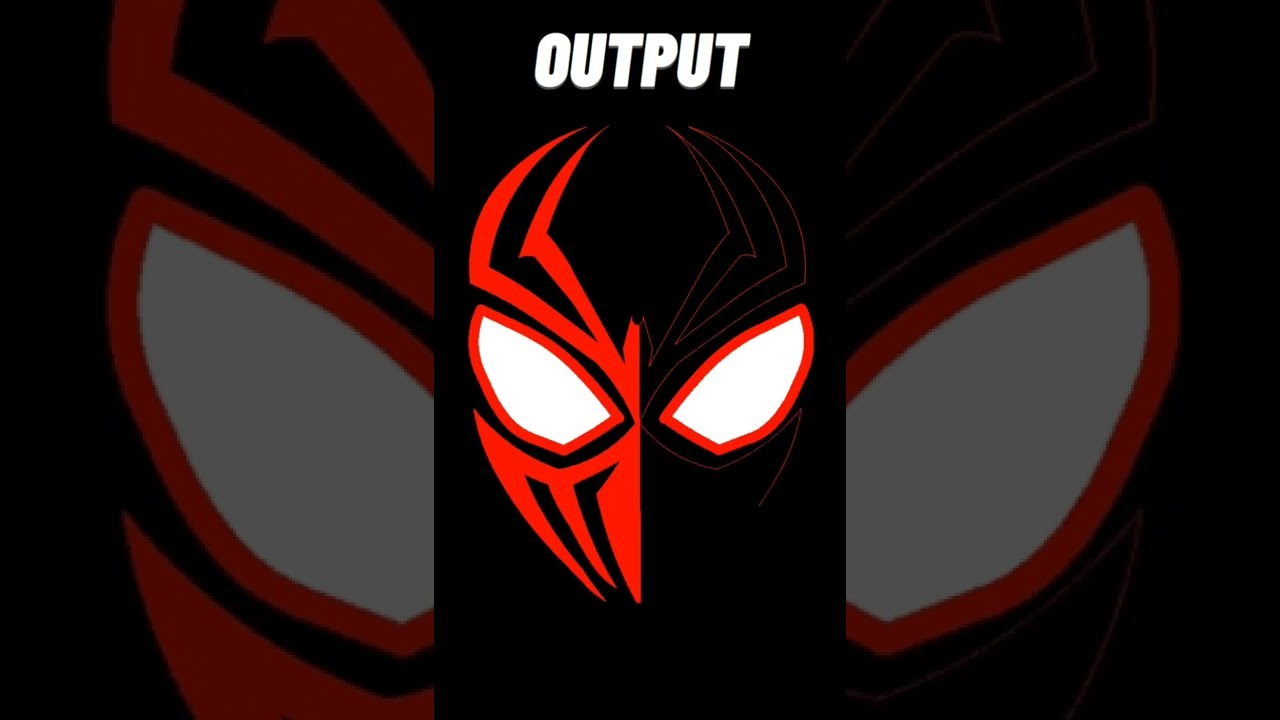 рџ Spider Man Mask Using Python How To Create Spider Man Mask In Python