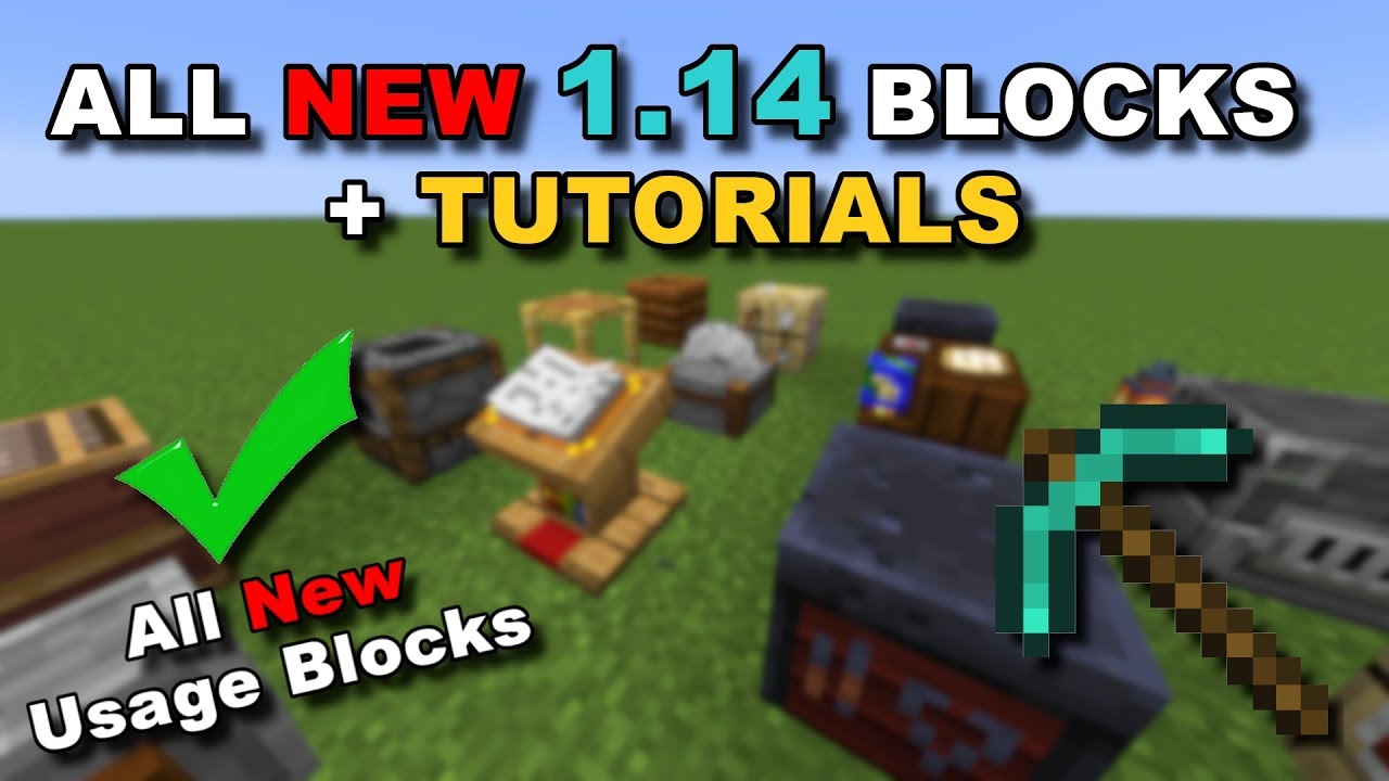 1 14 New Blocks Tutorial Guide How To Use All The New Minecraft