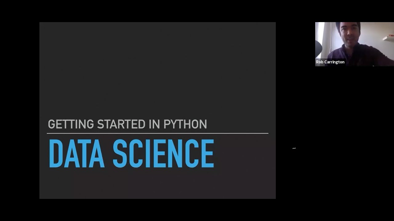 Get Started In Data Science Youtube