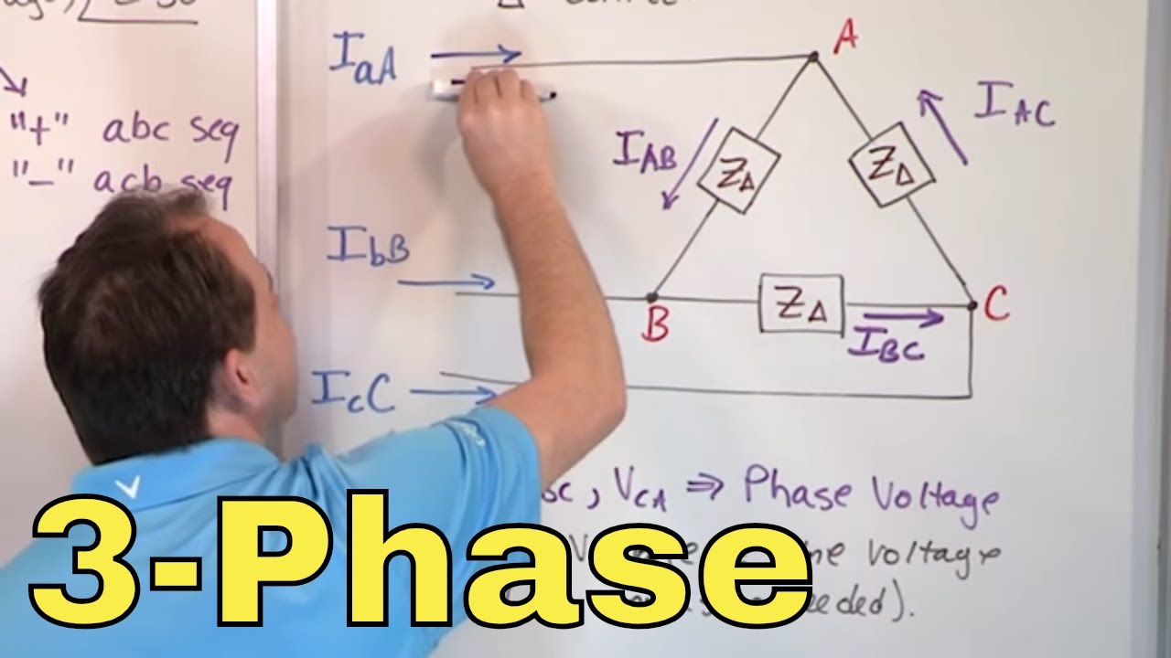 Ac Circuit Analysis Vol 5 3 Phase Circuits Part 2 Math Tutor