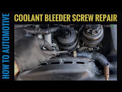 How Do You Bleed The Cooling System On A Bmw X3