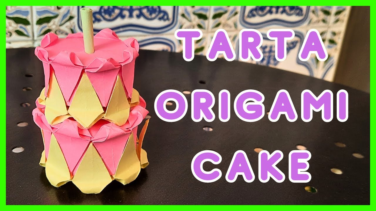 в ґ Cгіmo Hacer Una Torta De Papel 3d рџћ Origami Paso A Paso Youtube