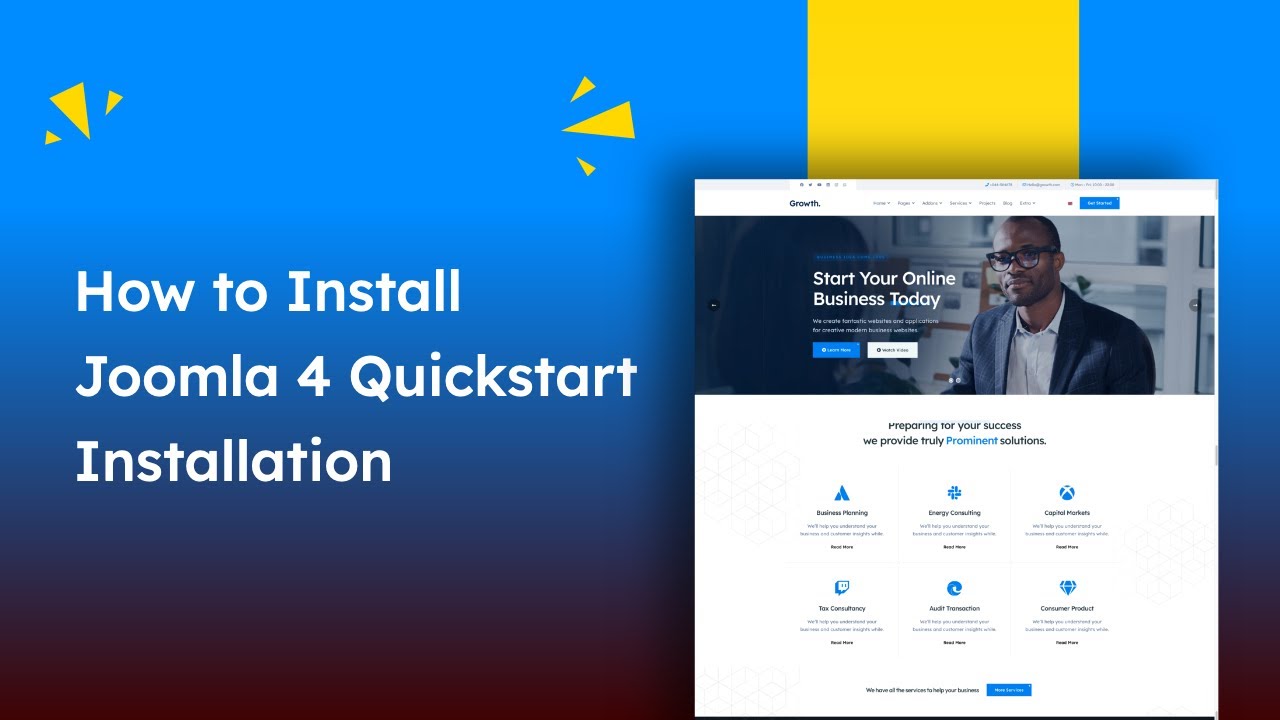 How To Install Joomla 4 Quickstart Installation Youtube
