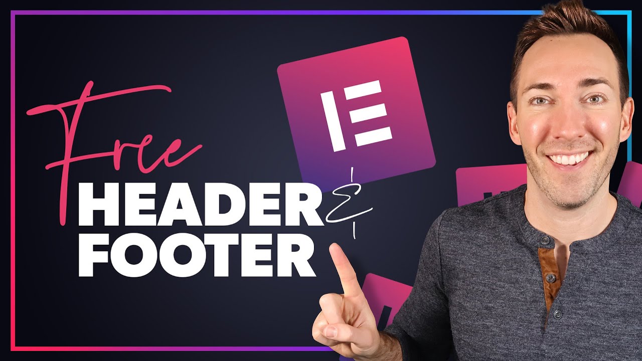 Elementor Header Tutorial 100 Free Method Youtube