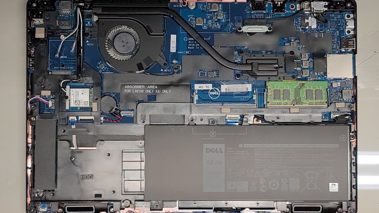 Dell Latitude 15 5590 Disassembly Ram Ssd Hard Drive Upgrade Battery