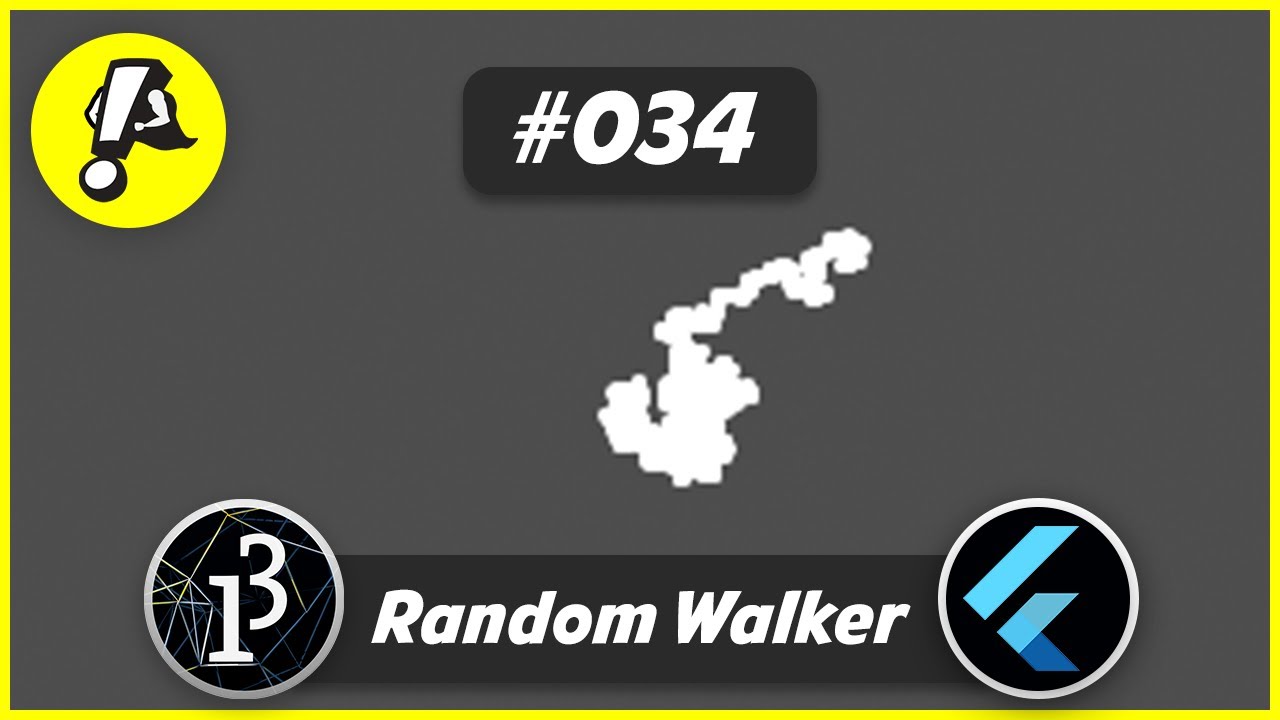 Ep 034 Coding Challenge Random Walker Flutter Processing Youtube