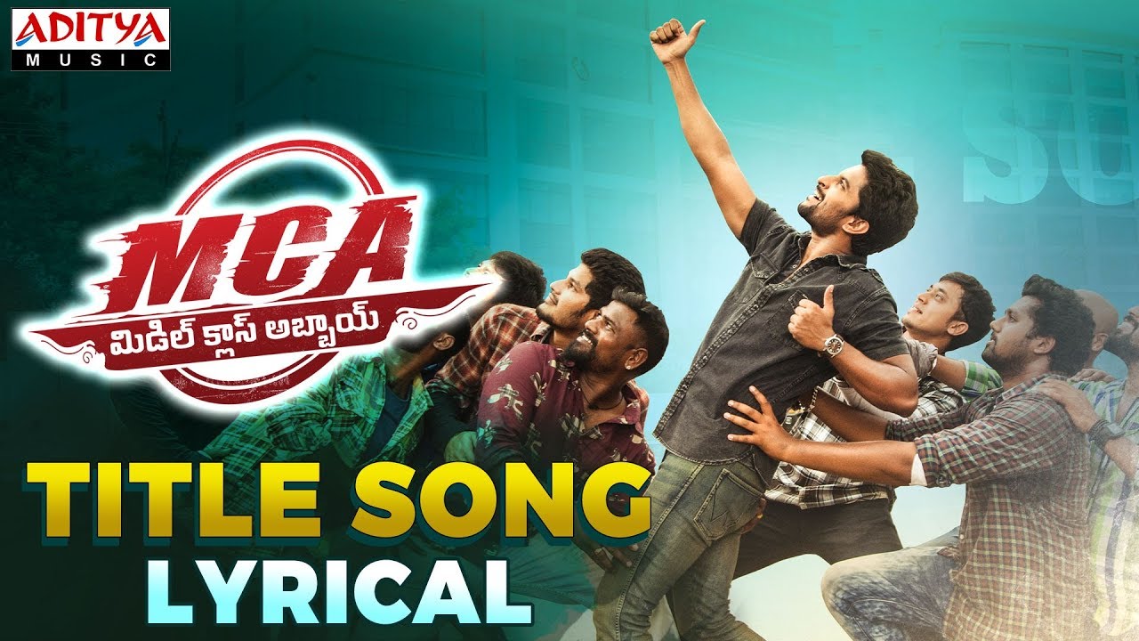 Mca Title Song Lyrical Mca Movie Songs Nani Sai Pallavi Dsp