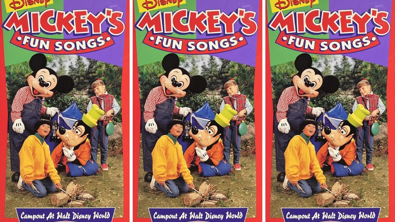 Mickey S Fun Songs Campout At Walt Disney World 1994 Youtube