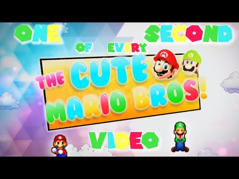One Second Of Every The Cute Mario Bros Video Youtube