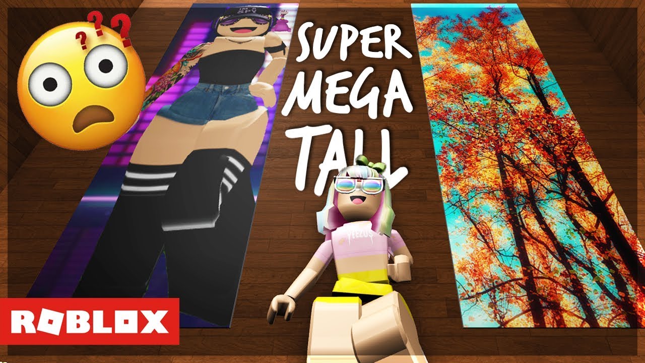 Super Tall Painting Tutorial Bloxburg Youtube