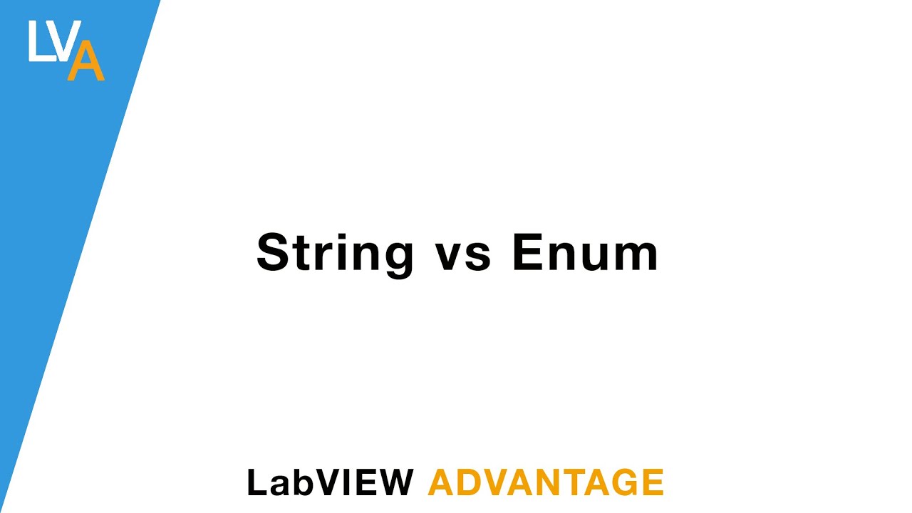 String Vs Enum Labview Youtube
