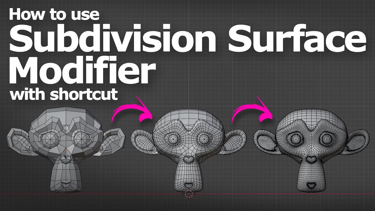 How To Use Subdivision Surface Modifier In Blender Youtube