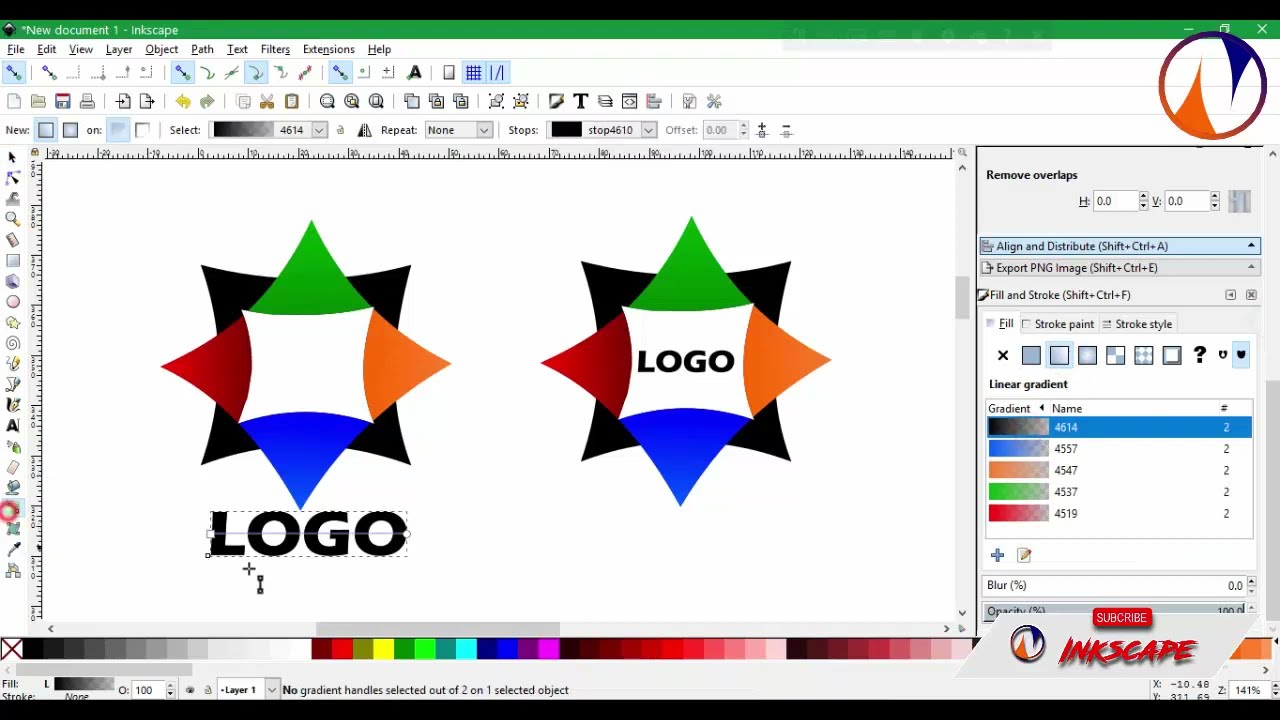 Inkscape Logo Bangla Tutorial Inkscape Basic Tutorial In Logo Design