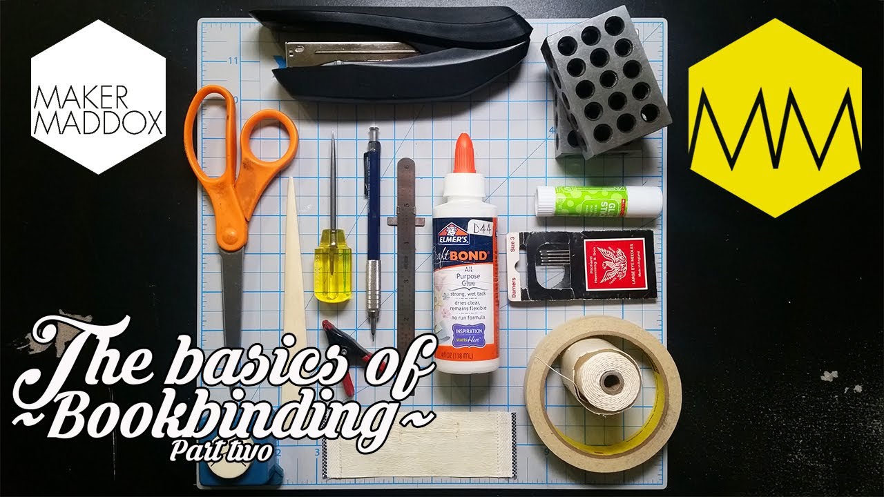 Basic Bookbinding Tools Bookbinding Basics Ep 2 Youtube