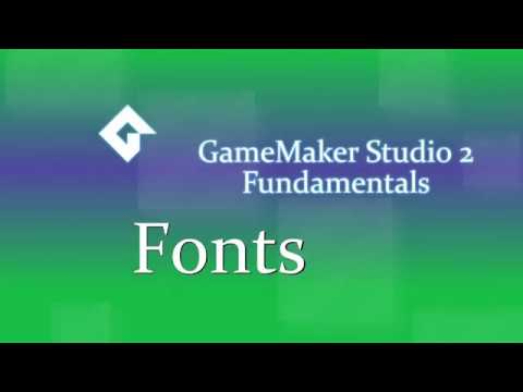 Fonts Gms2 Fundamentals Youtube