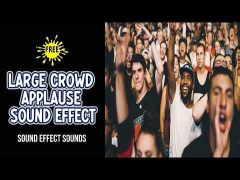Large Crowd Applause Sound Effect Crowd Applauding Sounds Youtube