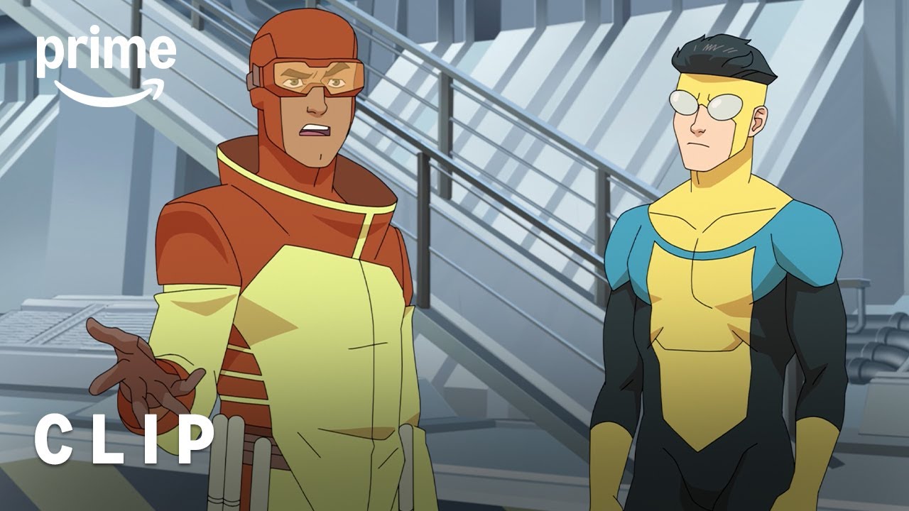 Invincible Puts His New Muscles To Use With Rex Invincible Season 3