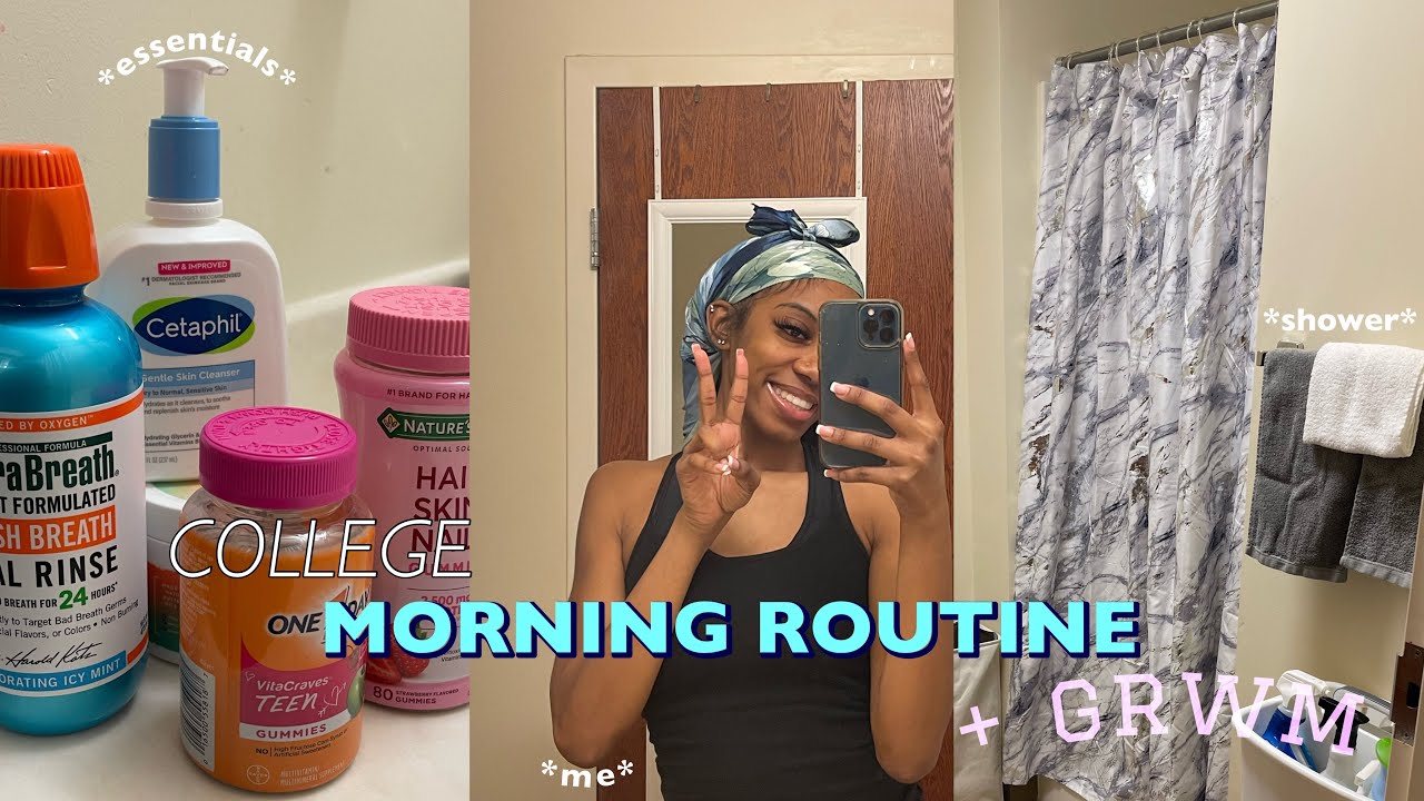 My College Morning Routine Grwm Youtube