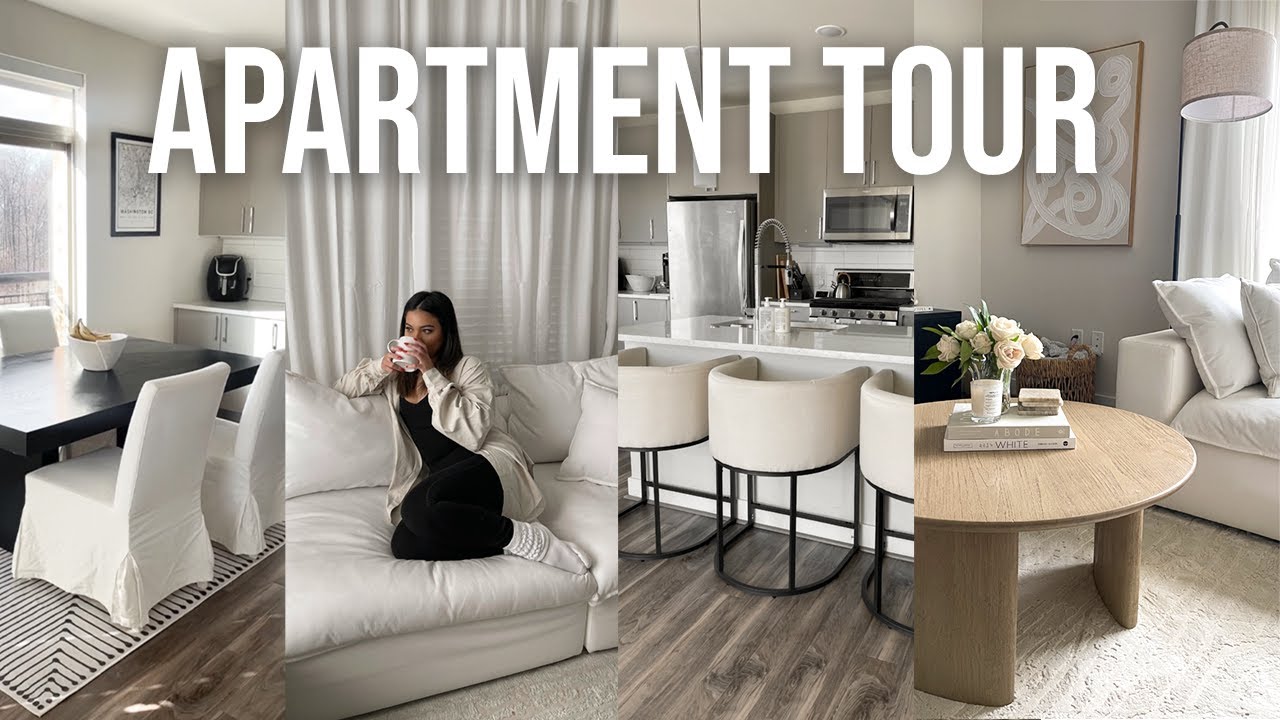 Luxury Apartment Tour 2023 Modern Neutral Aesthetic Apartment Design