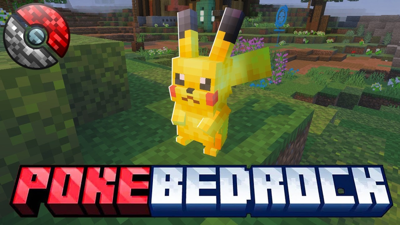 I Played Minecraft Bedrock S Best Pokemon Server Youtube