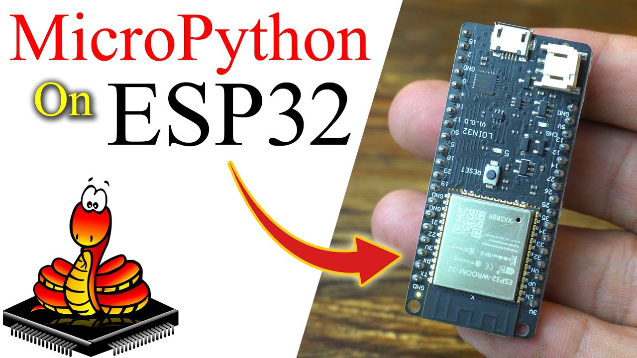 Micropython On Esp32 Getting Started Tutorial Youtube