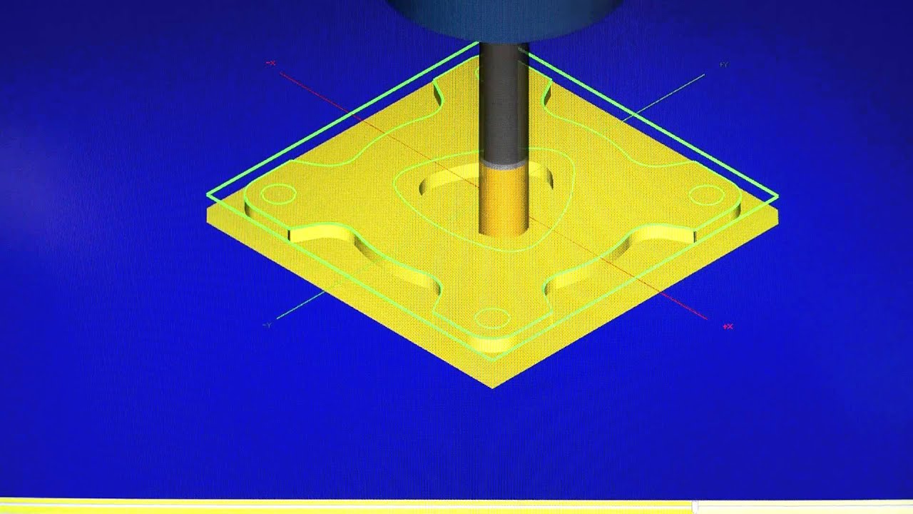 Mastercam Toolpath Animation Youtube