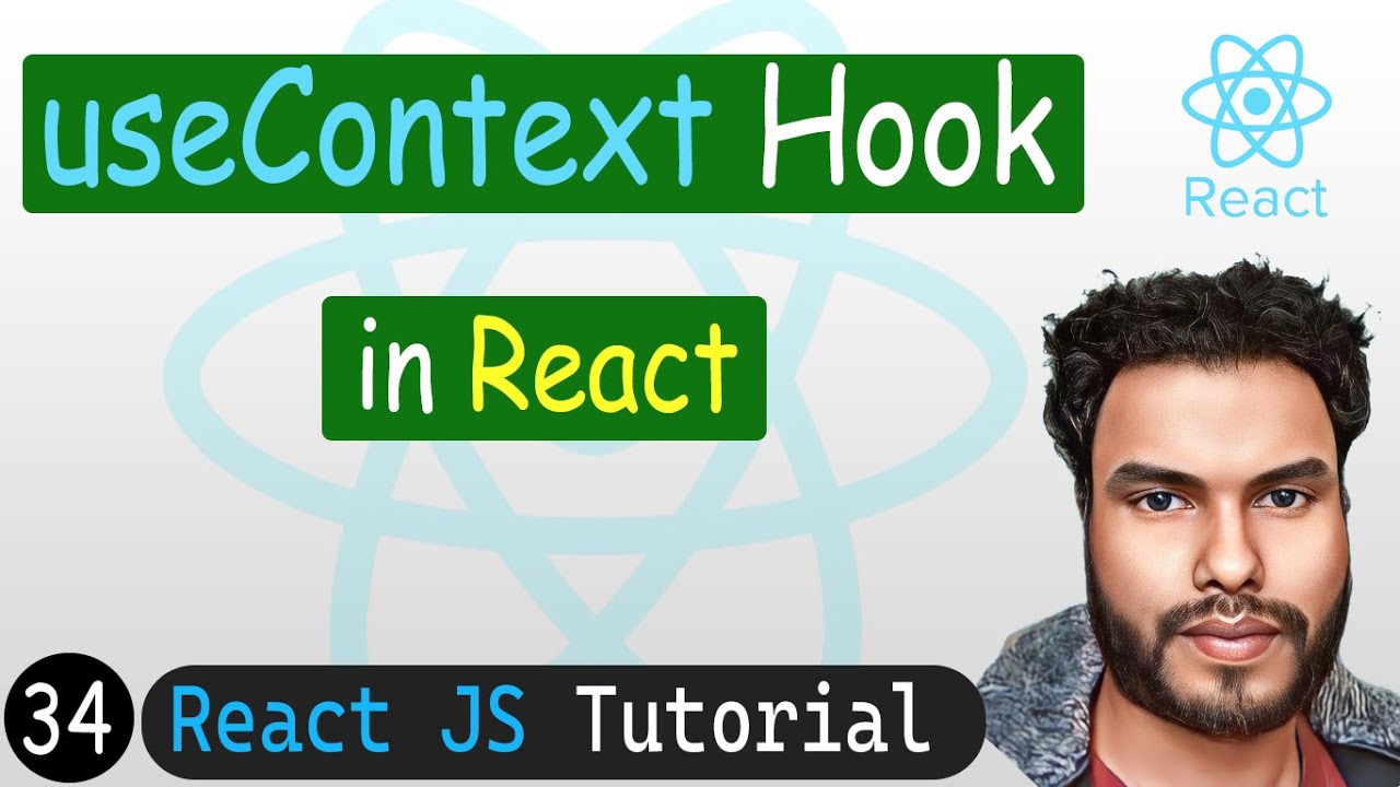 Usecontext Hook In React React Js Tutorial Youtube