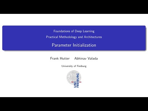 09 04 Parameter Initialization Youtube