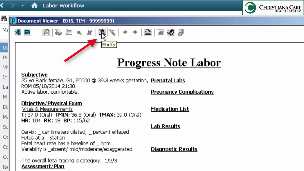 Ob Gyn Progress Note Workflow Youtube