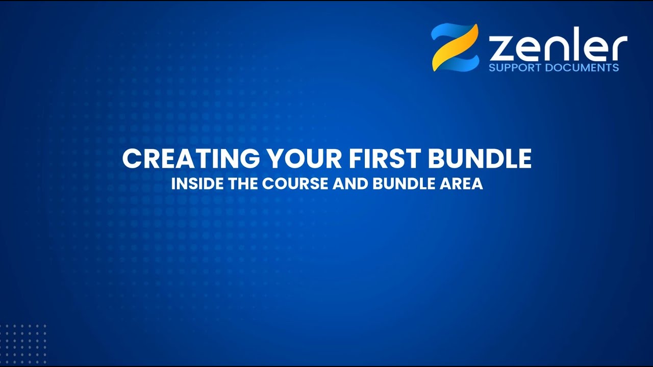 ёясй Courses Bundles Creating Your First Bundle Youtube