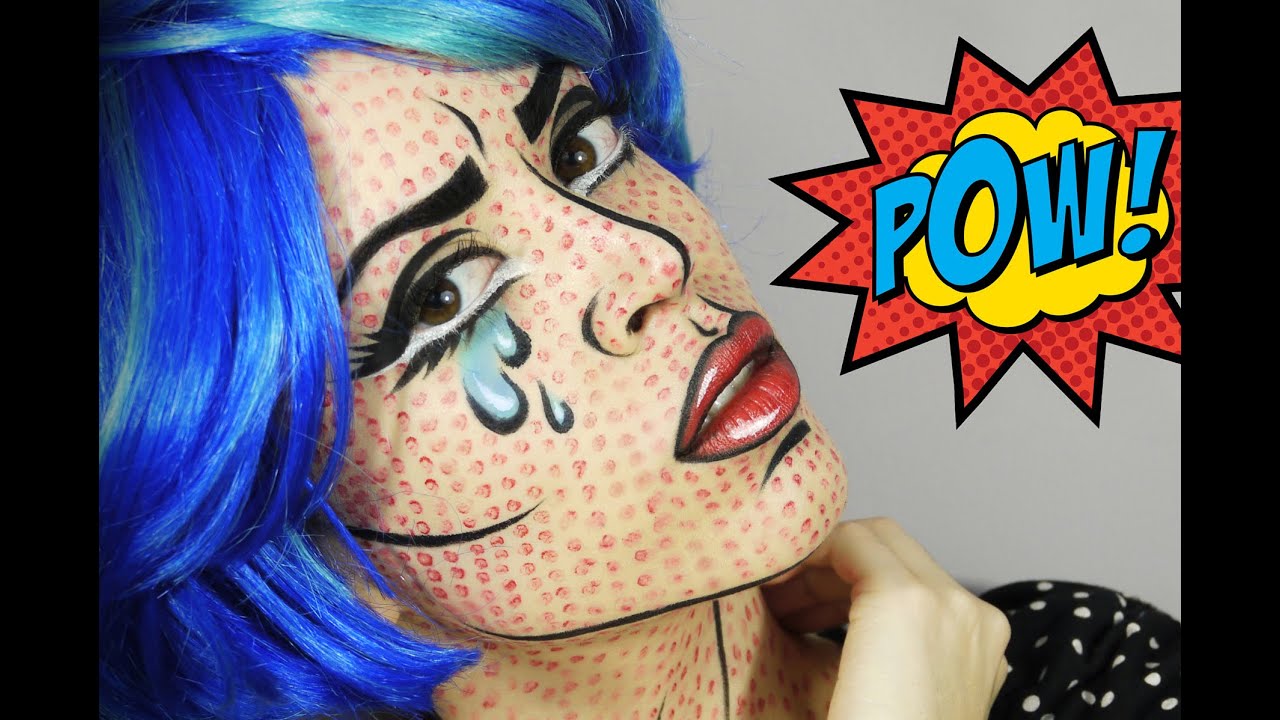 Comic Book Pop Art Makeup Tutorial Saubhaya Makeup
