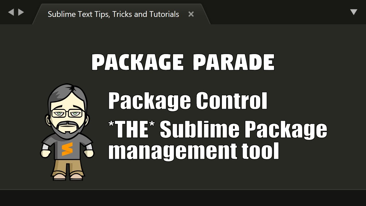 Ppr01 Package Control Youtube