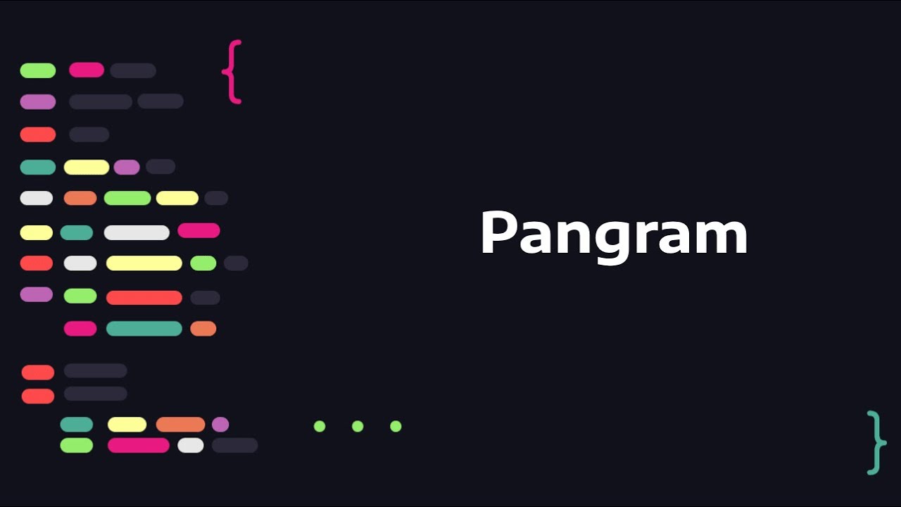 Codeforces A Pangram In Arabic Youtube