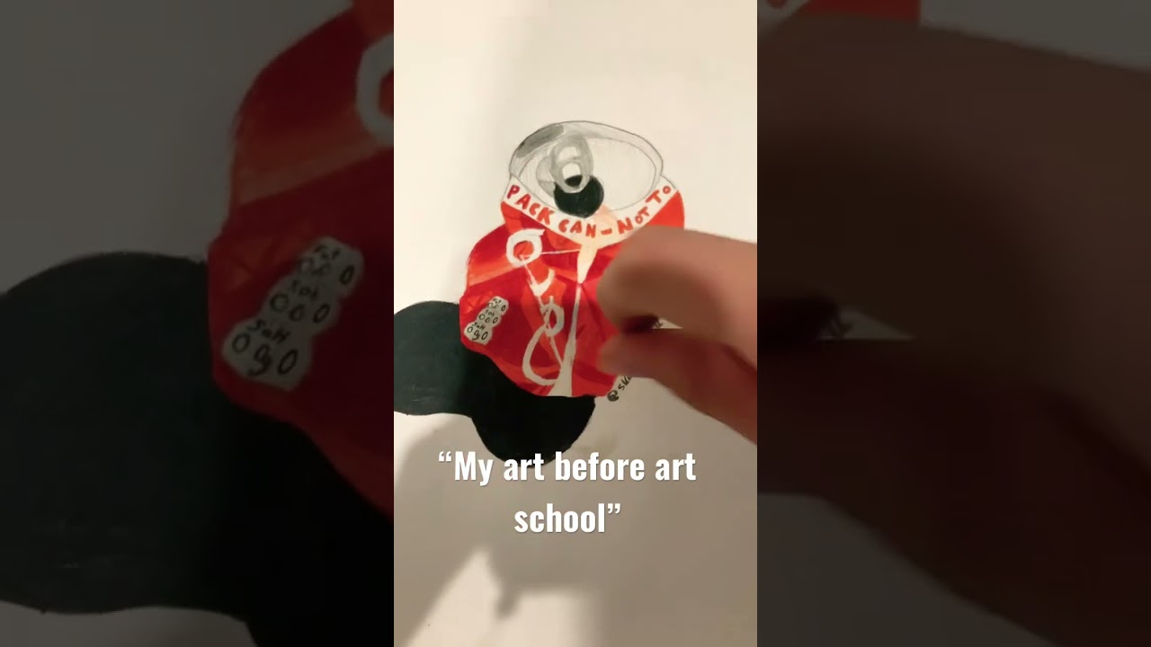 My Art Before And After Art School Youtube
