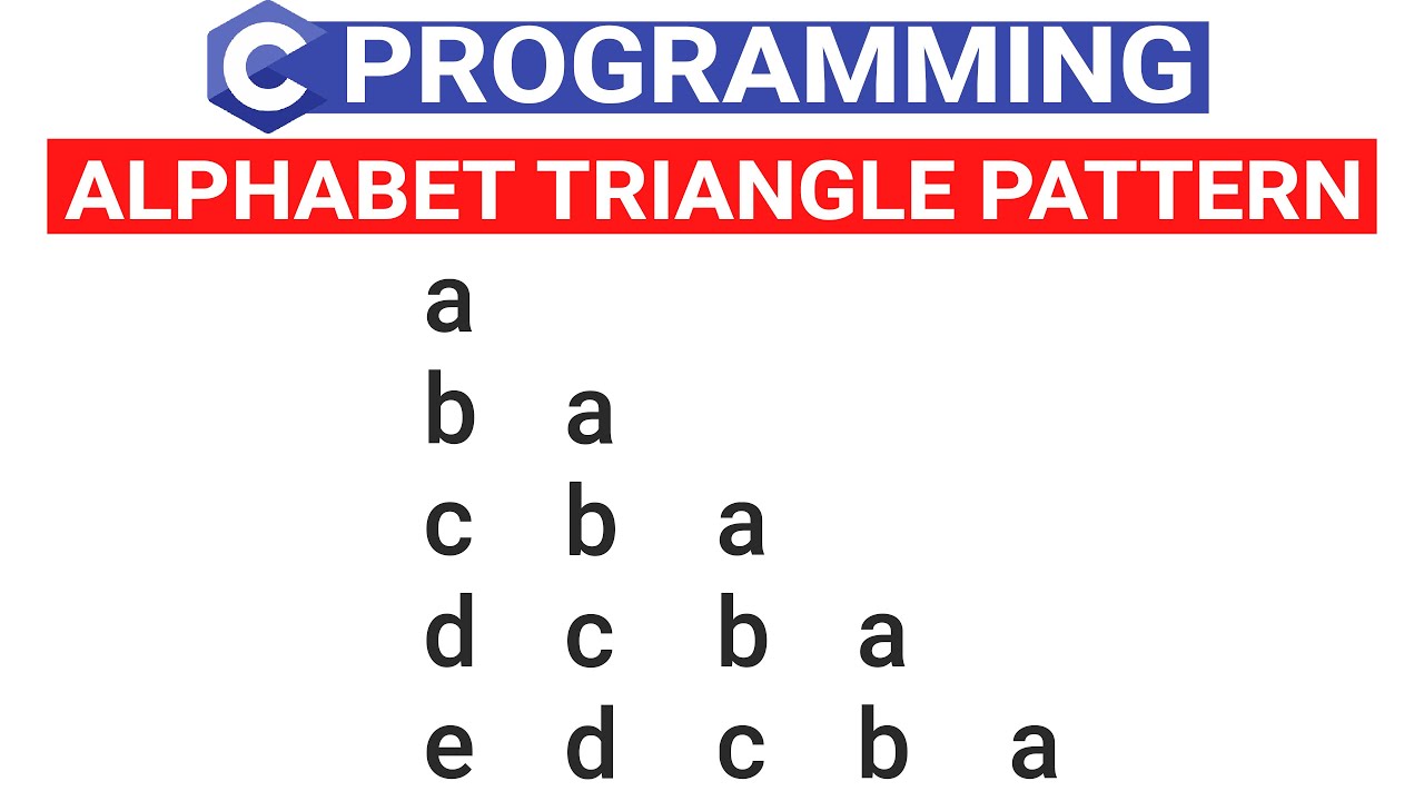 C Triangle Pattern Trick For Triangle C Pattern C Program To Print