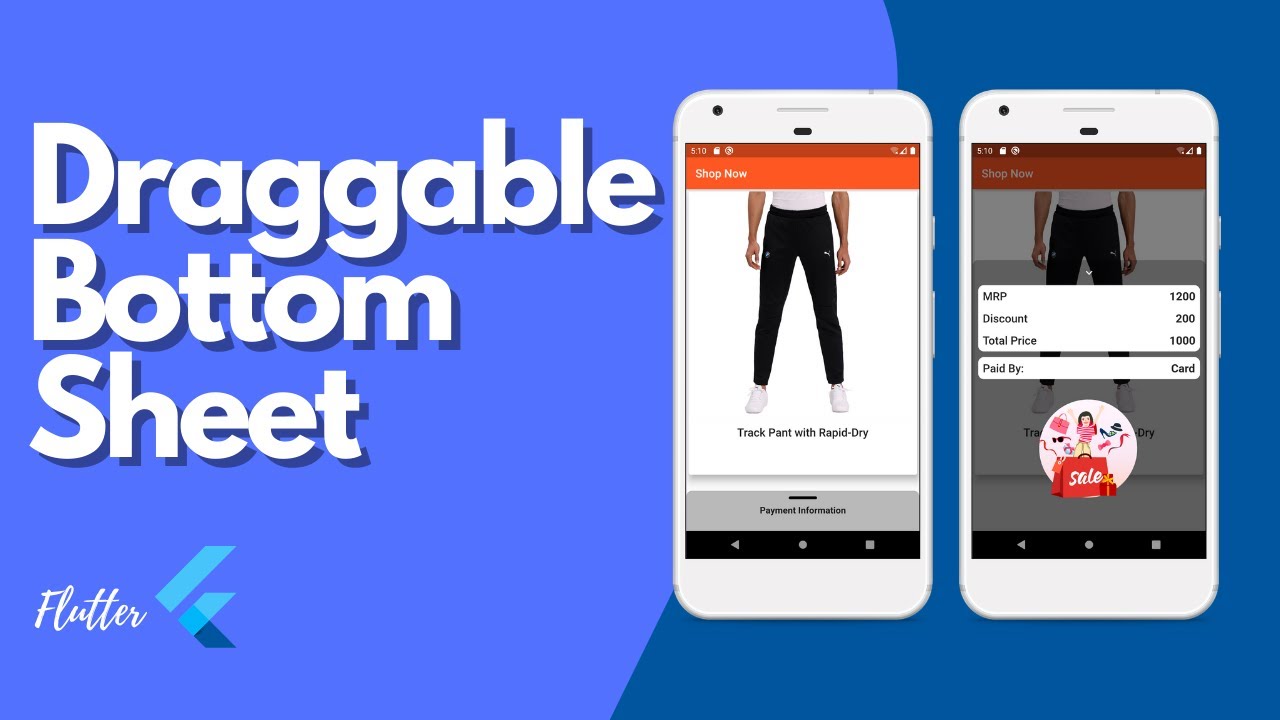 Flutter Draggable Bottom Sheet Demo Example Flutter Packages