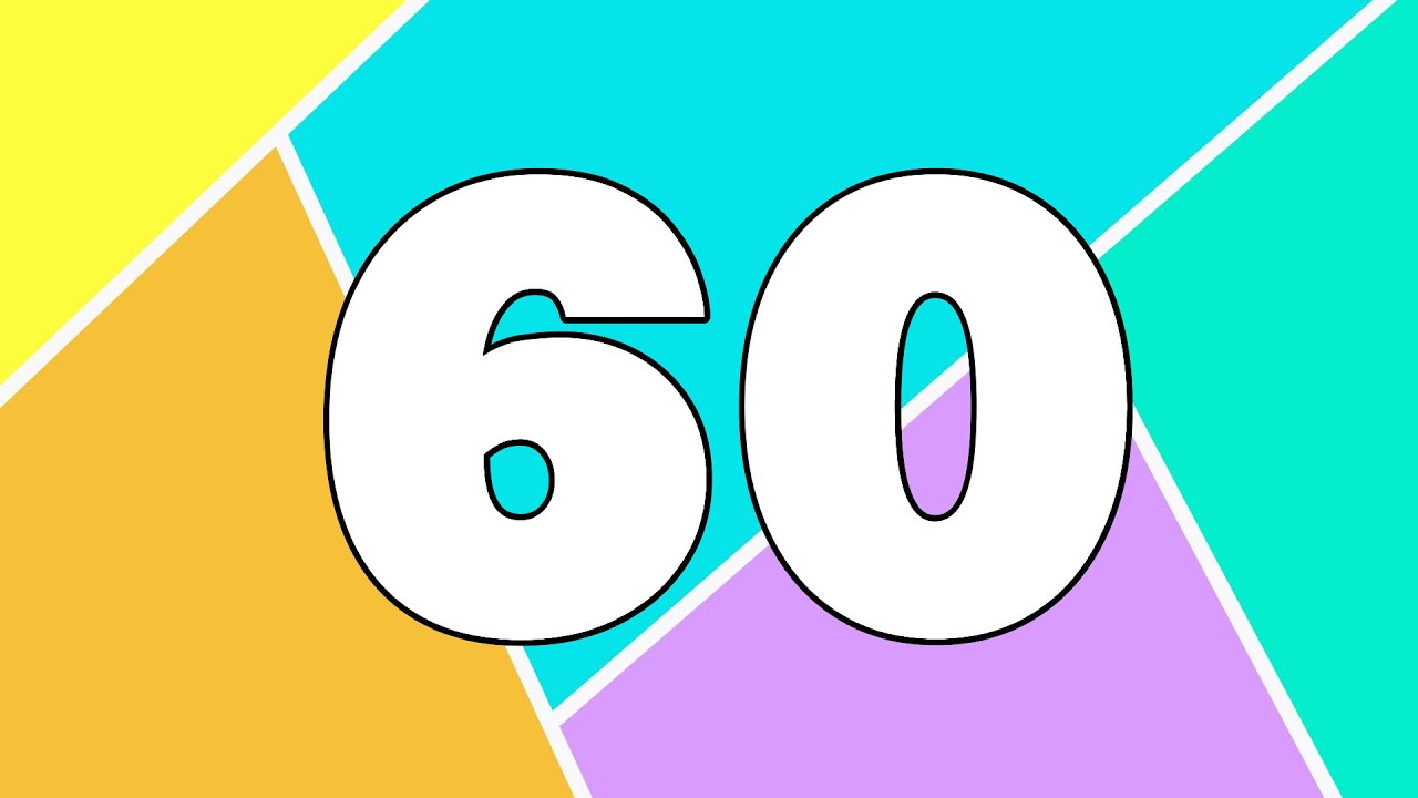 60 Second Countdown Timer Youtube