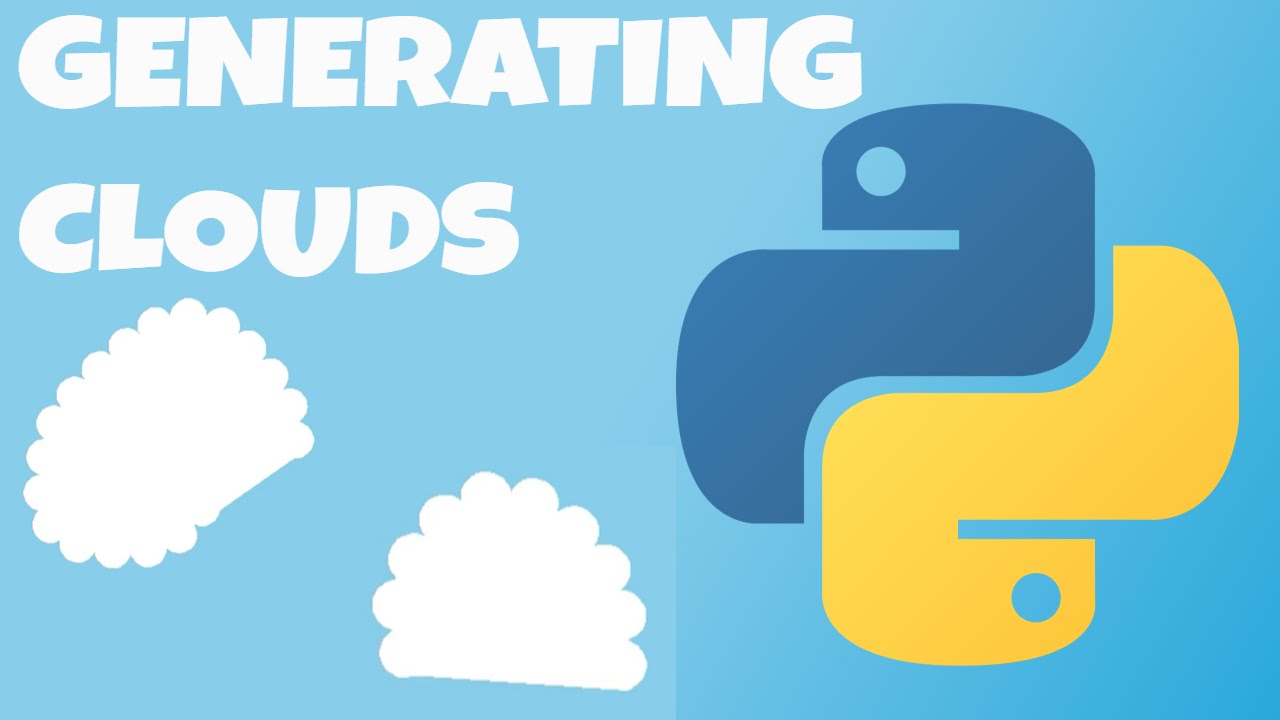 Generative Art Automatic Drawing Of Unique Clouds In Python And Turtle