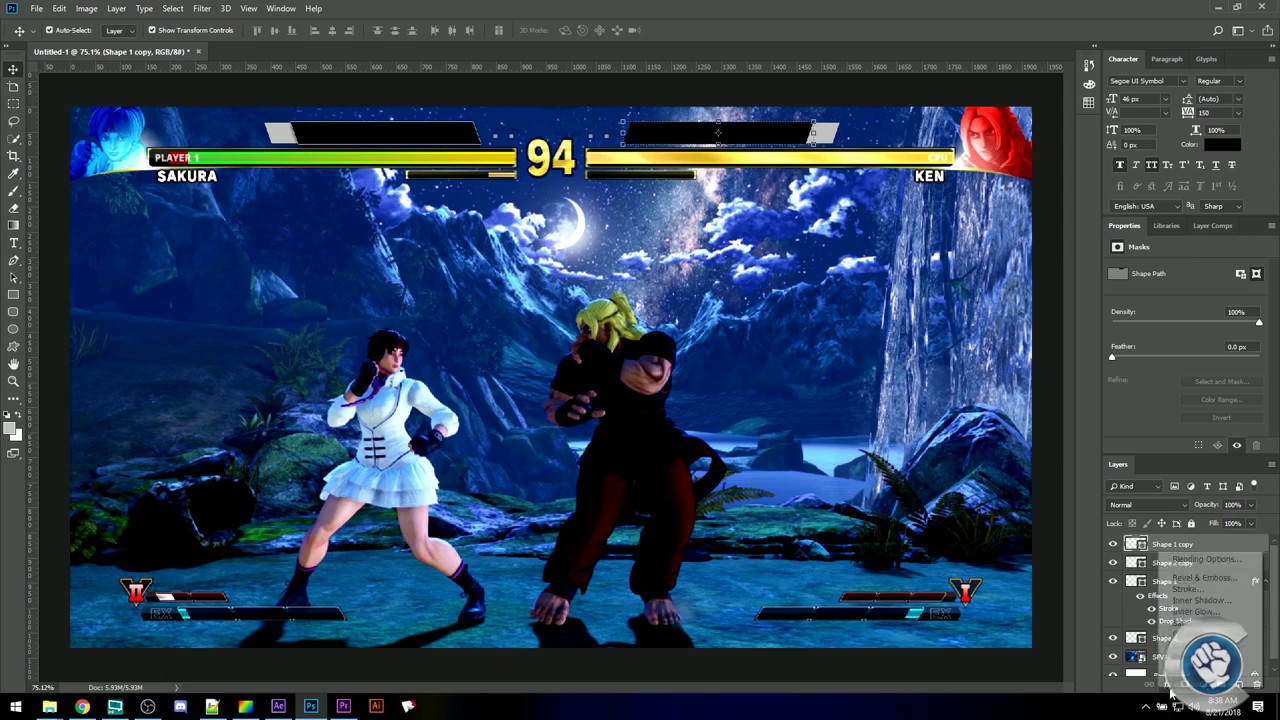 Making Fighting Game Overlays Scoreboard Tutorial V2 Youtube