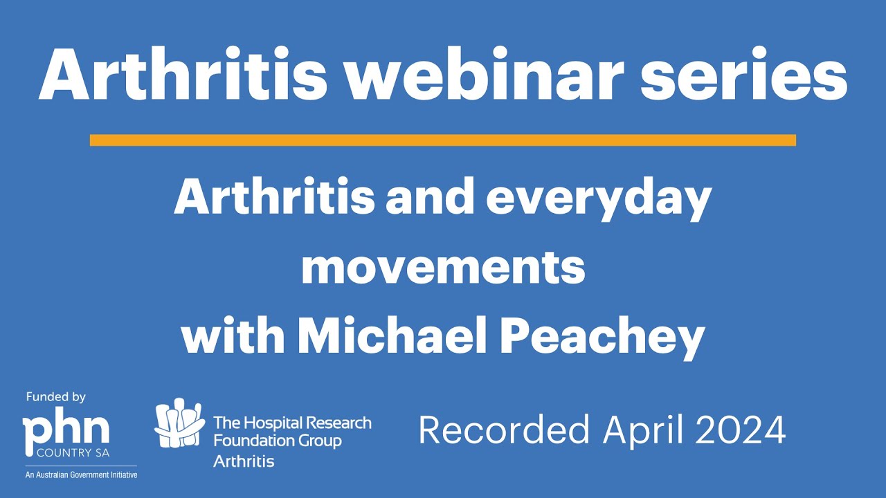 Arthritis And Everyday Movements April 2024 Youtube