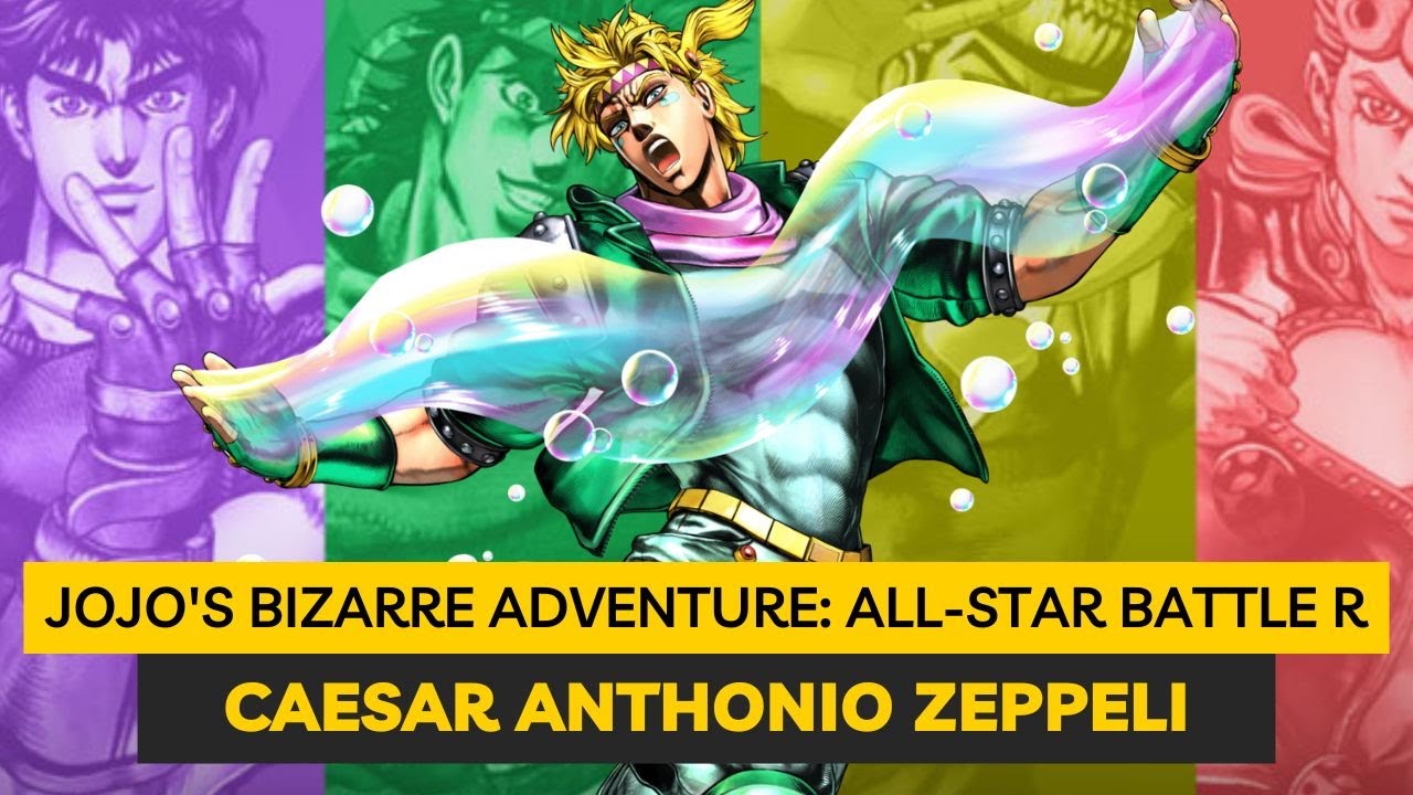 Jojo S Bizarre Adventure All Star Battle R Caesar Anthonio Zeppeli